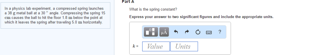Solved In a physics lab experiment, a compressed spring | Chegg.com