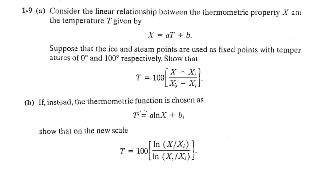 Solved 1-9 (a) Consider the linear relationship between the | Chegg.com