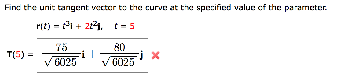 Solved Find the unit tangent vector to the curve at the | Chegg.com