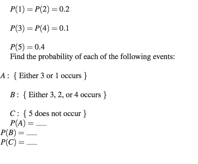 Solved 3. The sample space for an experiment contains five | Chegg.com