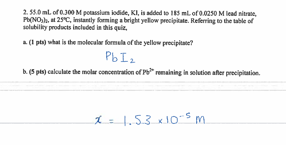 Potassium Iodide Solution Formula