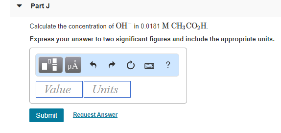 Solved Constants| Periodic Table Part A Acetic acid, CH3 | Chegg.com