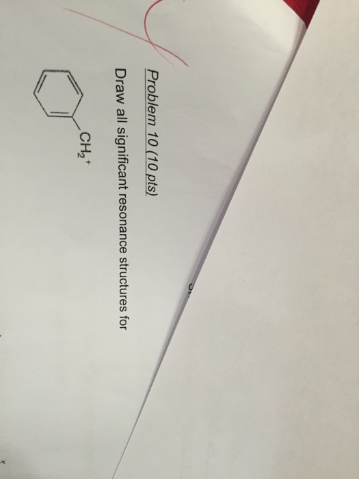 Solved Draw All Significant Resonance Structures For