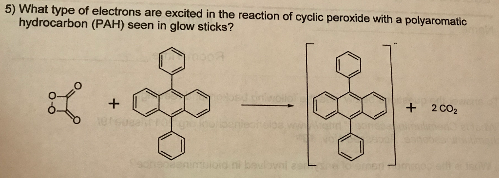 Solved What type of electrons are excited in the reaction of | Chegg.com