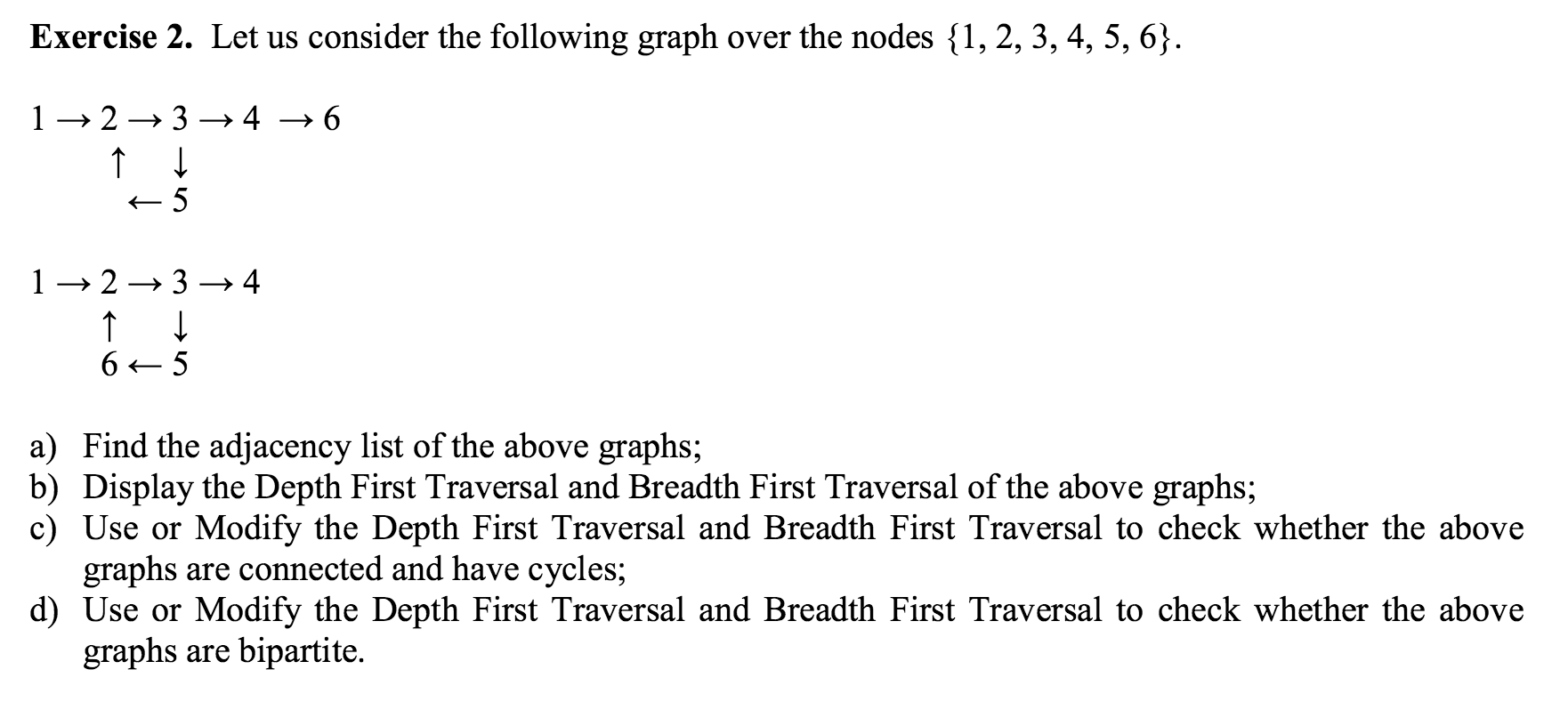 Solved Let us consider the following graph over the nodes | Chegg.com