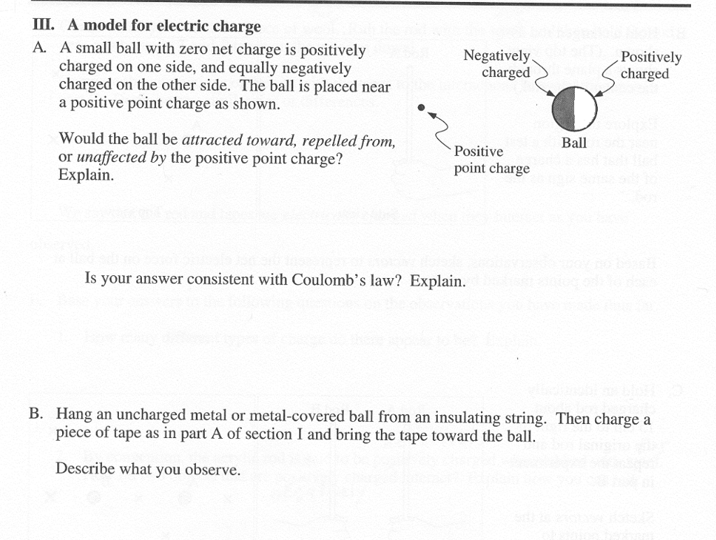 Solved A small ball with zero net charge is positively | Chegg.com