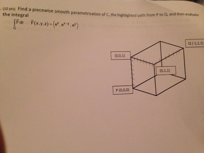 Solved Find a piecewise smooth parametrization of c, | Chegg.com