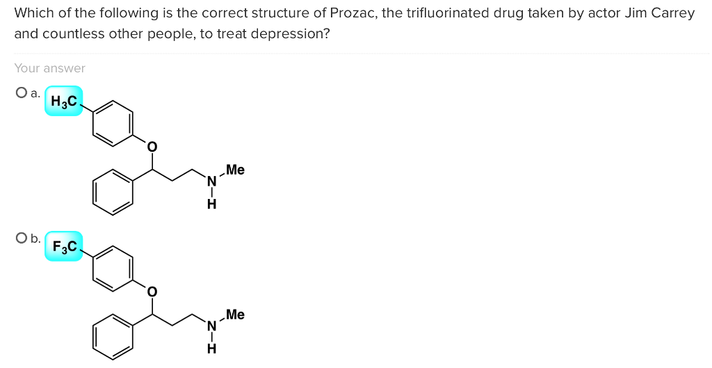Prozac Structure