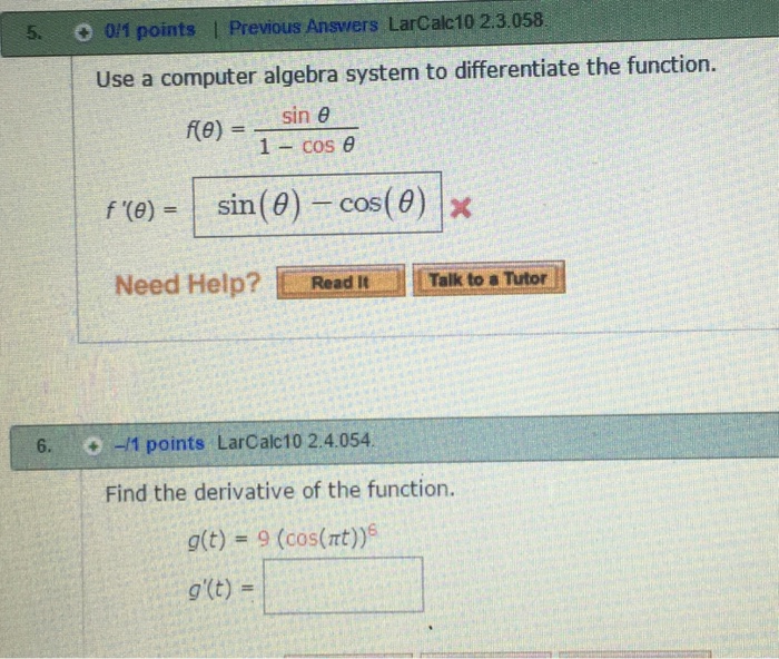 Solved Use a computer algebra system to differentiate the | Chegg.com