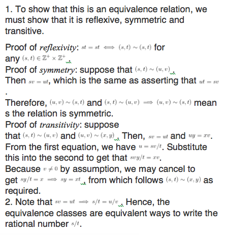 To show that this is an equivalence relation, we must | Chegg.com