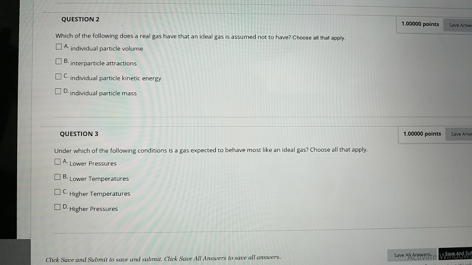 Solved QUESTION 2 1.00000 points Save Answ Which of the | Chegg.com