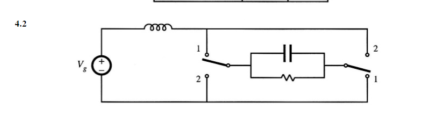 Solved In Problems 4.1 to 4.6, the input voltage y is dc and | Chegg.com