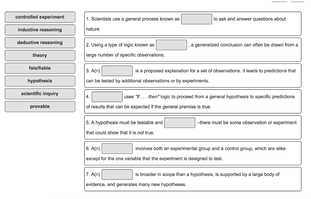 Solved controlled experiment 1. Scientists use a general | Chegg.com