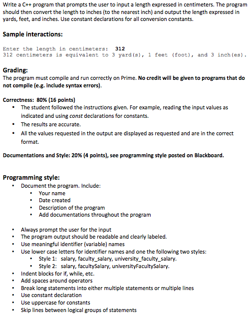 Solved Write a C++ program that prompts the user to input a | Chegg.com