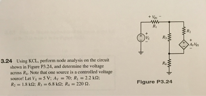 Solved Using KCL, perform node analysis on the circuit shown | Chegg.com