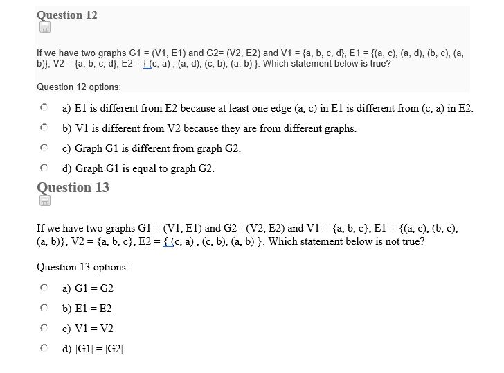 Solved Here some Graphical item and very easy math MCQ. | Chegg.com
