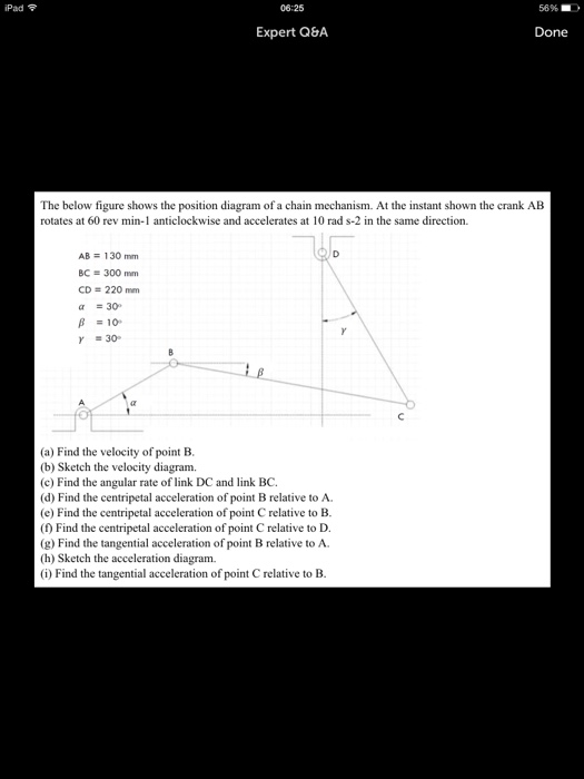 Solved The below figure shows the position diagram of a | Chegg.com