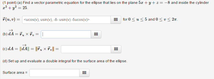 Solved Find a vector parametric equation for the ellipse | Chegg.com