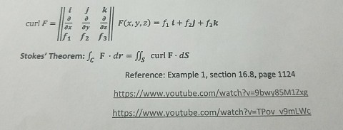 Solved a a curl F arr ay az fi f2 f3 Stokes' Theorem: F dr | Chegg.com