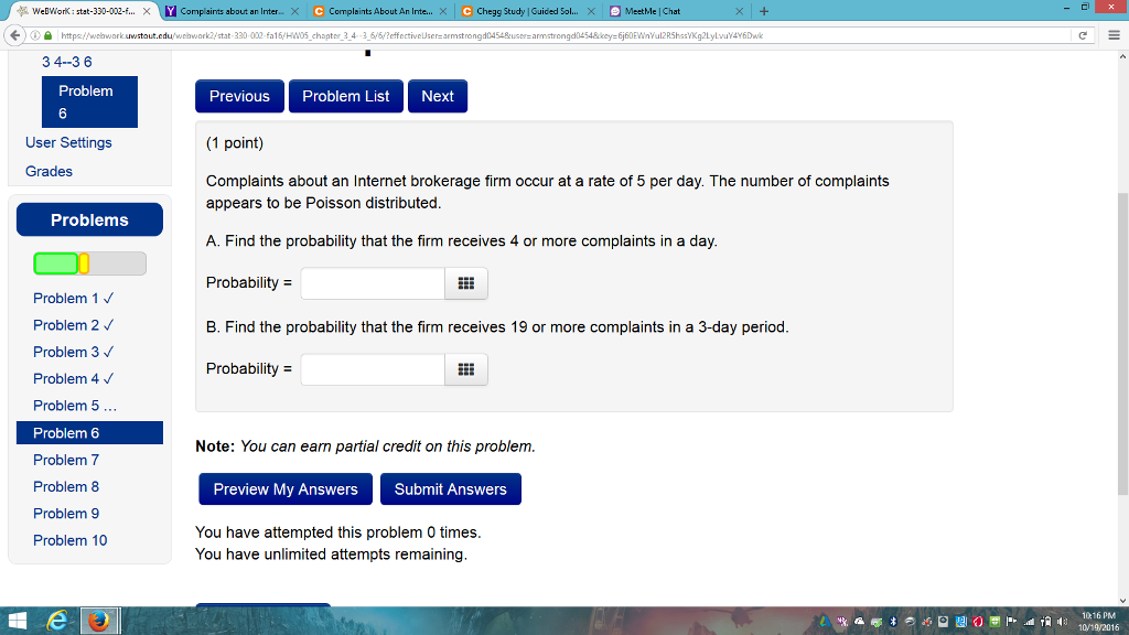 Solved g weBWOrK : stat-330-002-f > Solved g weBWOrK : stat-330-002-f >