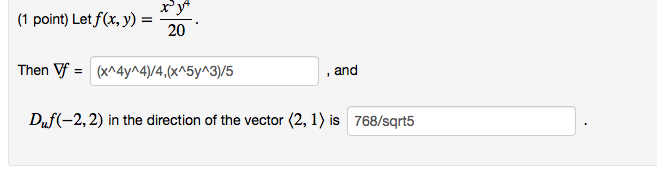 Solved Let f (x, y) = x^3 y^4/20. Then f = (x^4y^4)/4, | Chegg.com Solved Let f (x, y) = x^3 y^4/20. Then f = (x^4y^4)/4, | Chegg.com