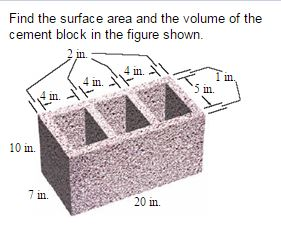 Solved Q1: What is the surface area of the cement | Chegg.com