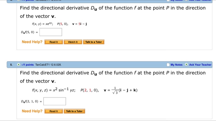 Solved Find the directional derivative D_u of the function f | Chegg.com