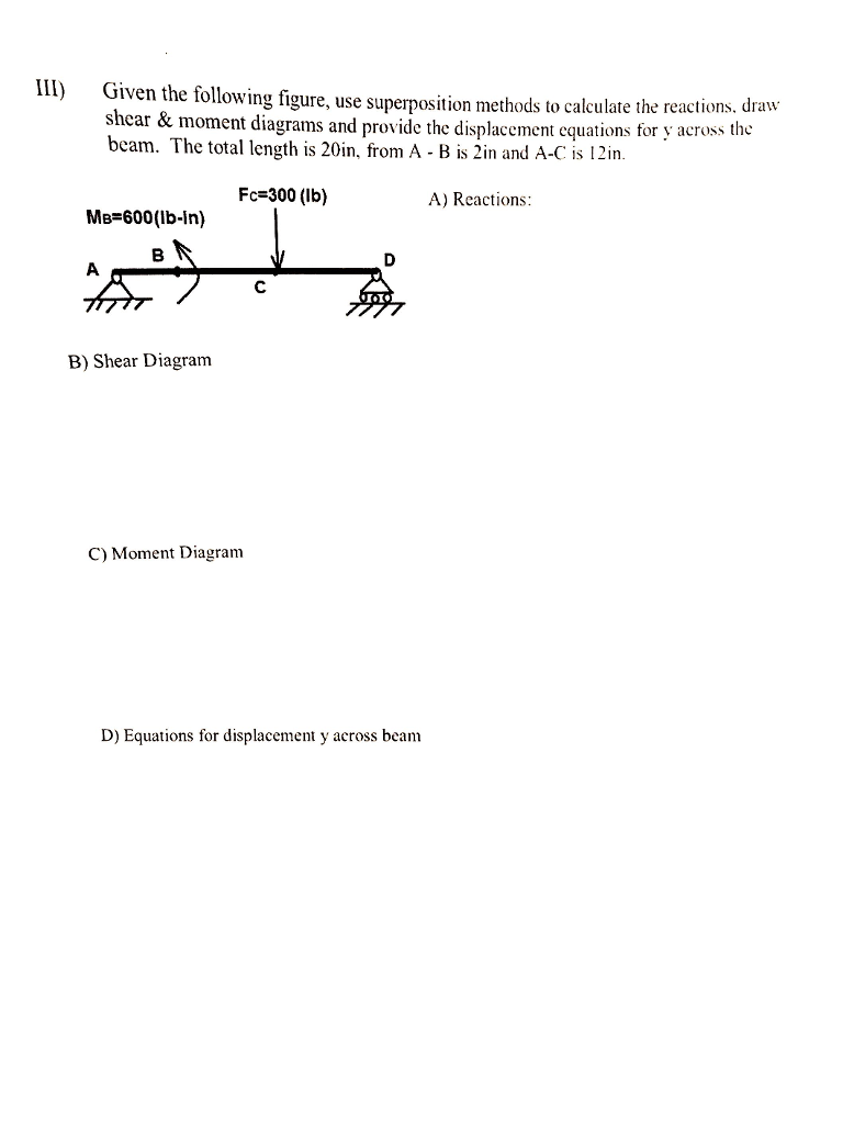 Solved I Given the following figure, use superposition | Chegg.com