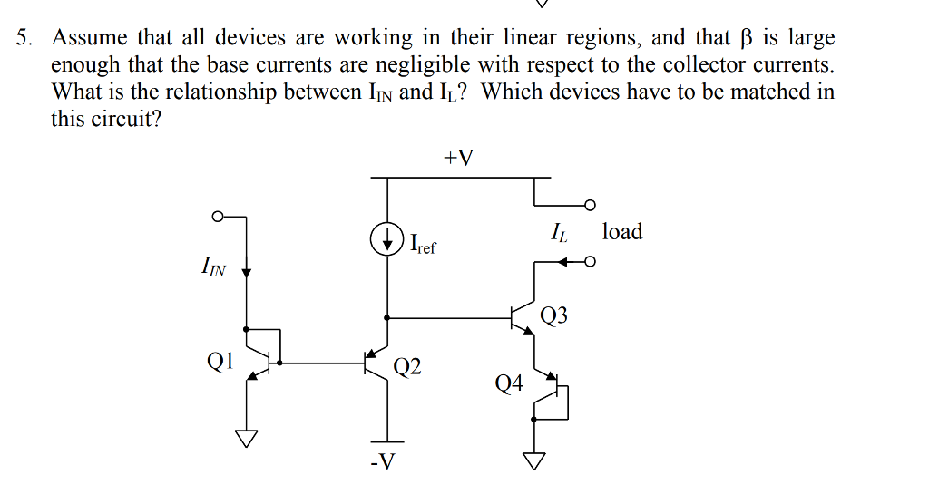 Solved 5. Assume that all devices are working in their | Chegg.com