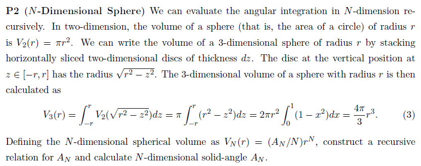 Solved We can evaluate the angular integration in | Chegg.com