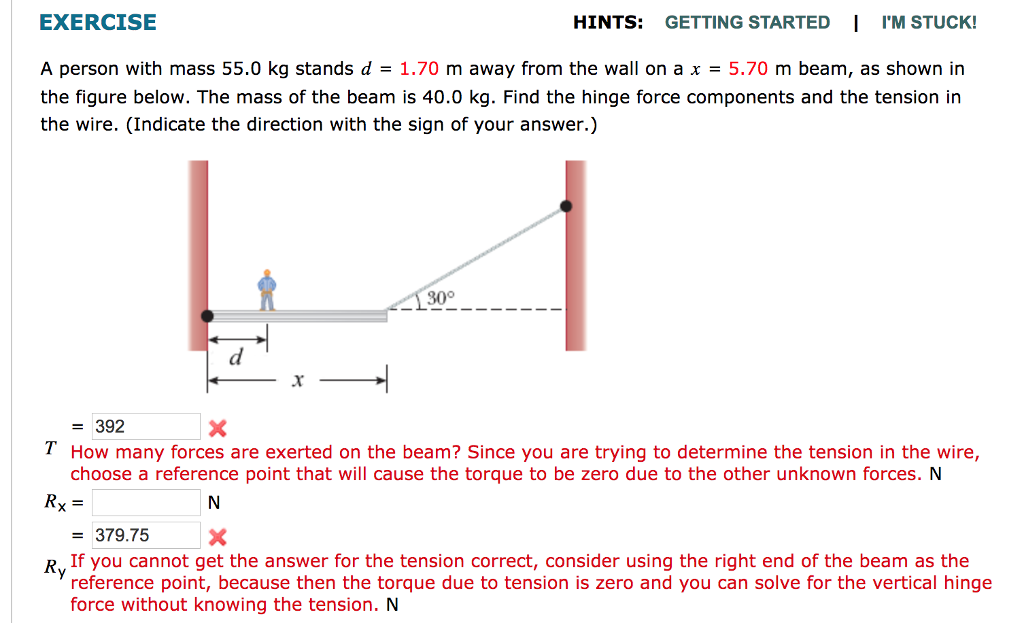 Solved EXERCISE HINTS: GETTING STARTED II'M STUCK! A person | Chegg.com