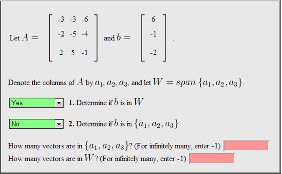 Solved How many vectors are in {a1, a2, a3} ? (For | Chegg.com