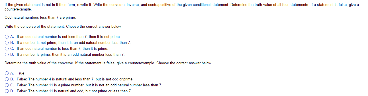 Solved If the given statement is not in if-then form, | Chegg.com