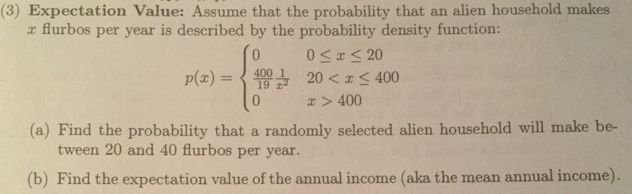 Solved Assume that the probability that an alien household | Chegg.com