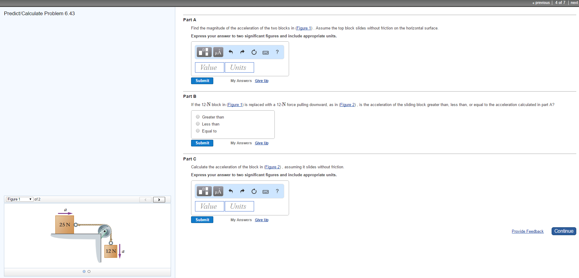 Solved: Find The Magnitude Of The Acceleration Of The Two ... | Chegg.com