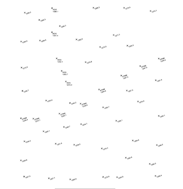 The attached sheet is a scale plot of spot elevations | Chegg.com