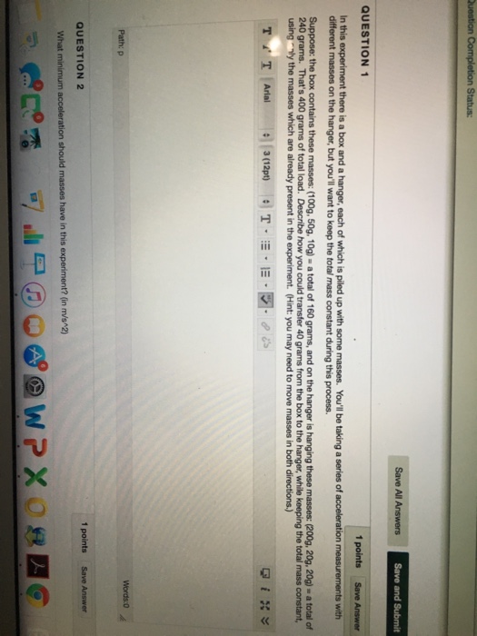 Solved In this experiment there is a box and a hanger. each | Chegg.com