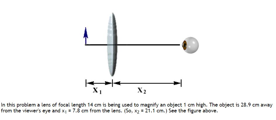 Solved 1) Locate the image of the object formed by the lens. | Chegg.com