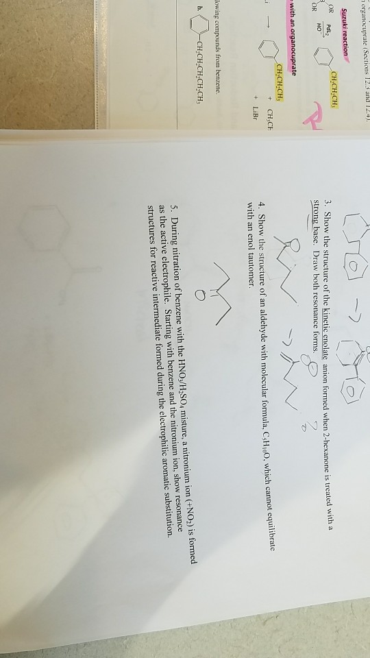 Solved organocuprate (Sections 12.3 and 12.4) CH CH-CH 3. | Chegg.com