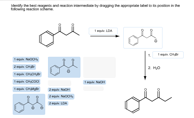 Solved Identify the best reagents and reaction intermediate | Chegg.com