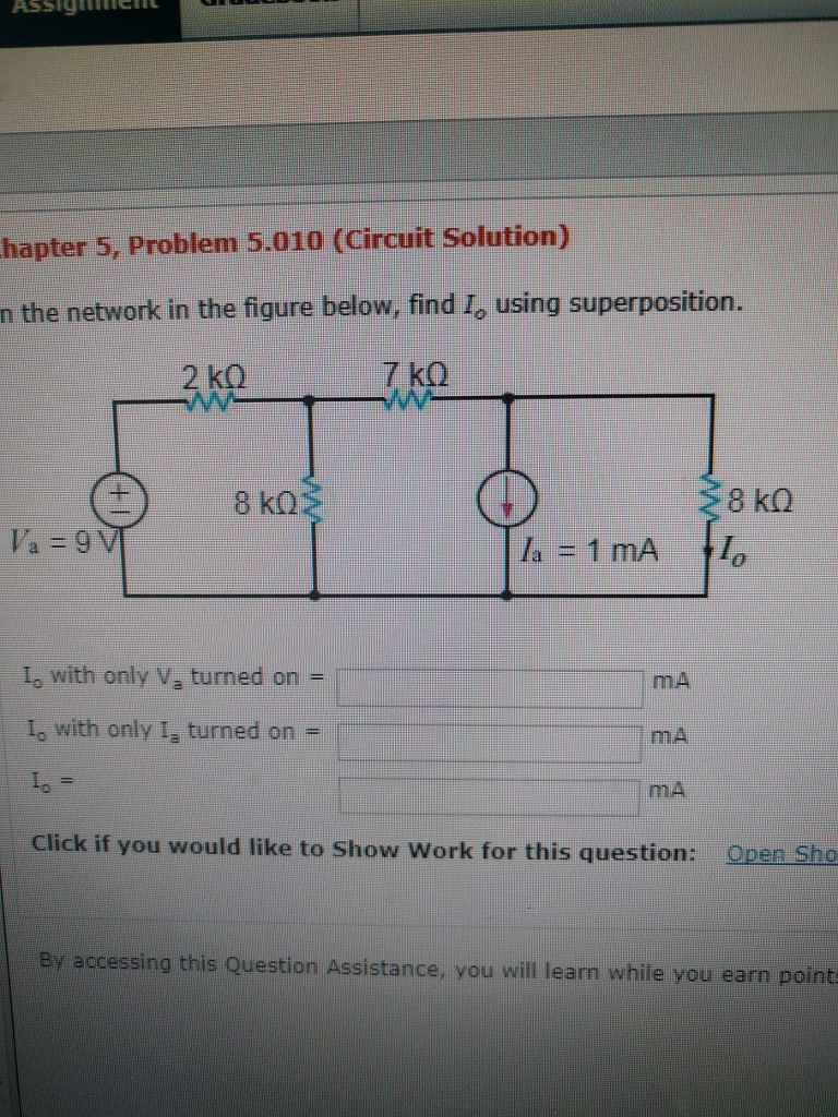 Solved In the network in the figure below, find Io using | Chegg.com