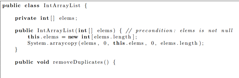 Solved java program For the partial implementation of the | Chegg.com