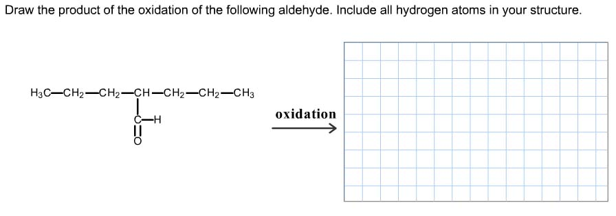 Solved Draw the product of the oxidation of the following | Chegg.com