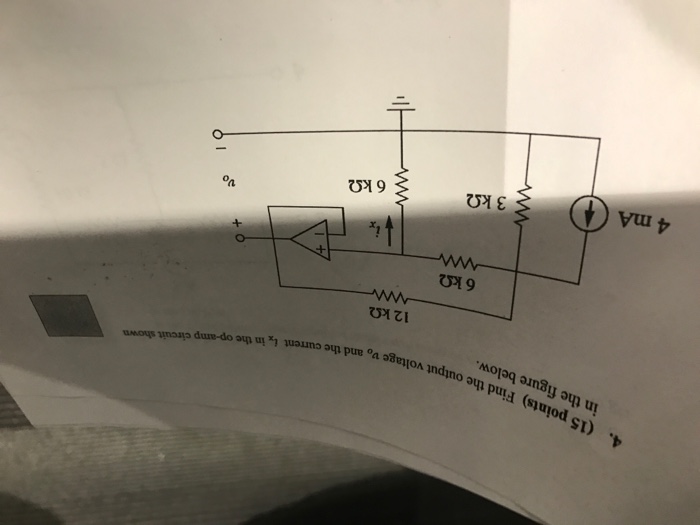Solved Find the output voltage v_o and the current i_x in | Chegg.com