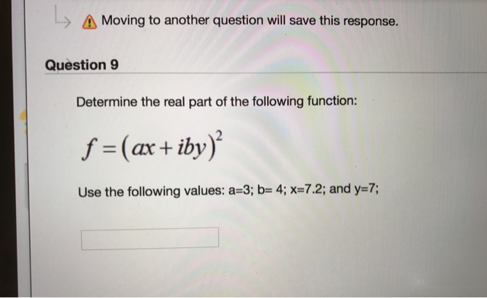 Solved Determine the real part of the following function: f | Chegg.com