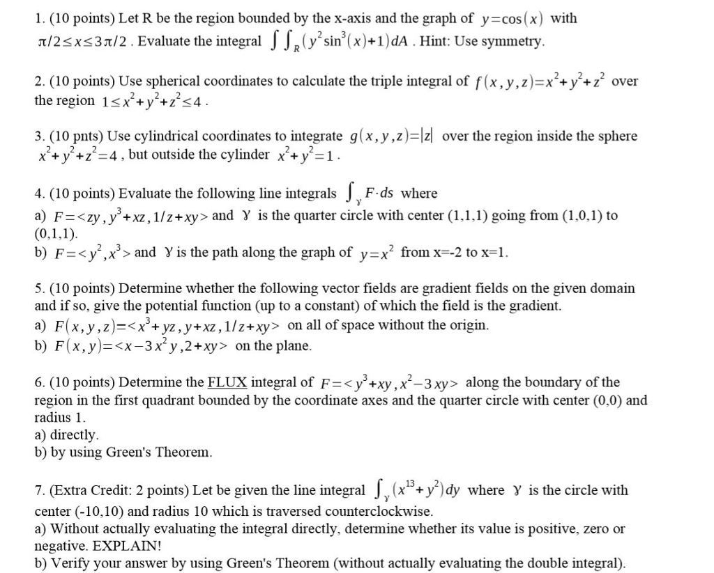 Solved 1. (10 points) Let R be the region bounded by the | Chegg.com Solved 1. (10 points) Let R be the region bounded by the | Chegg.com