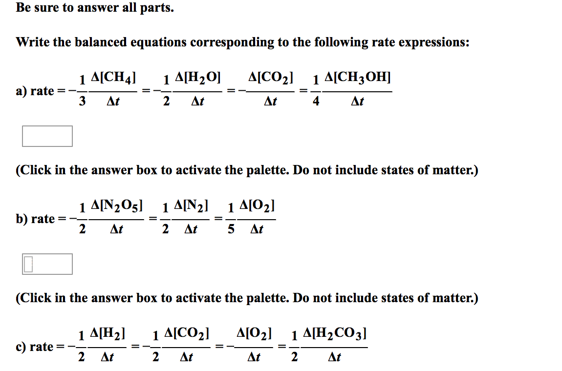 Solved Write the balanced equations corresponding to the | Chegg.com
