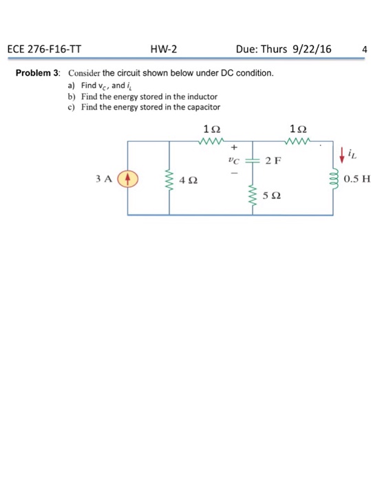 Solved Consider the circuit shown below under DC condition. | Chegg.com