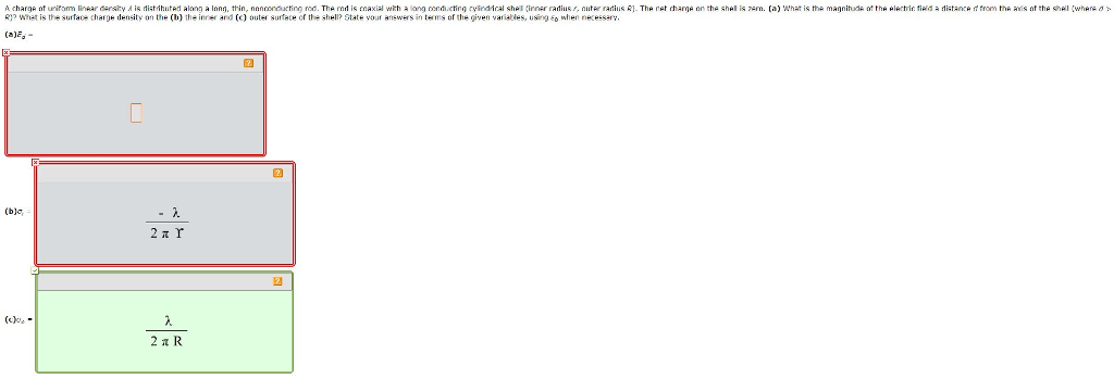 Solved A charge of uniform linear density λ is distributed | Chegg.com