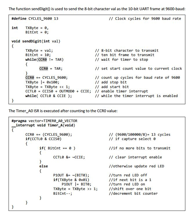 Solved The UART protocol (Universal Asynchronous | Chegg.com